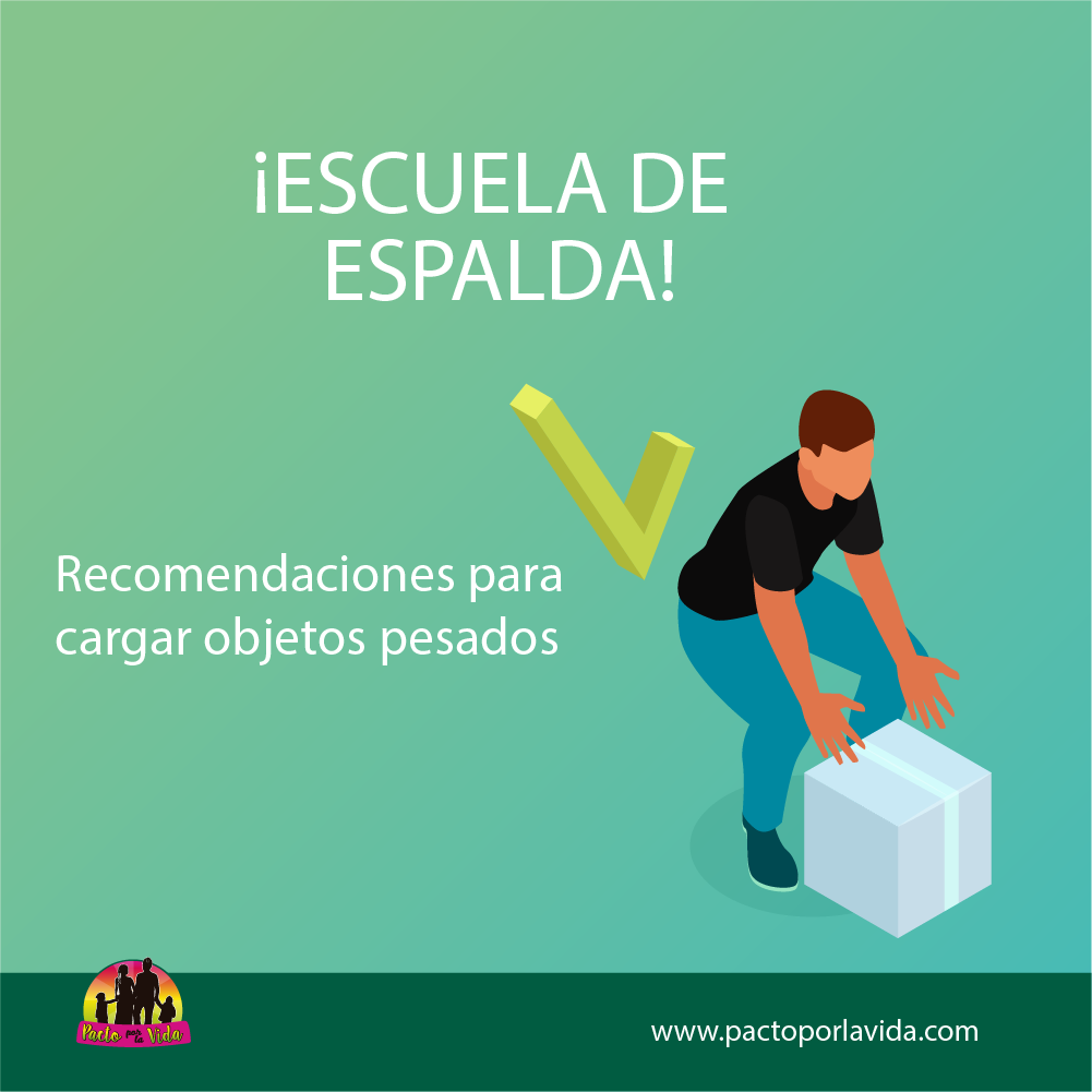 6- Recomendaciones para cargar objetos pesados